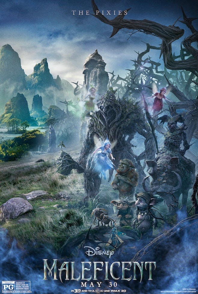 Nuevos pósters de los protagonistas de 'Maléfica' y el póster para IMAX ...