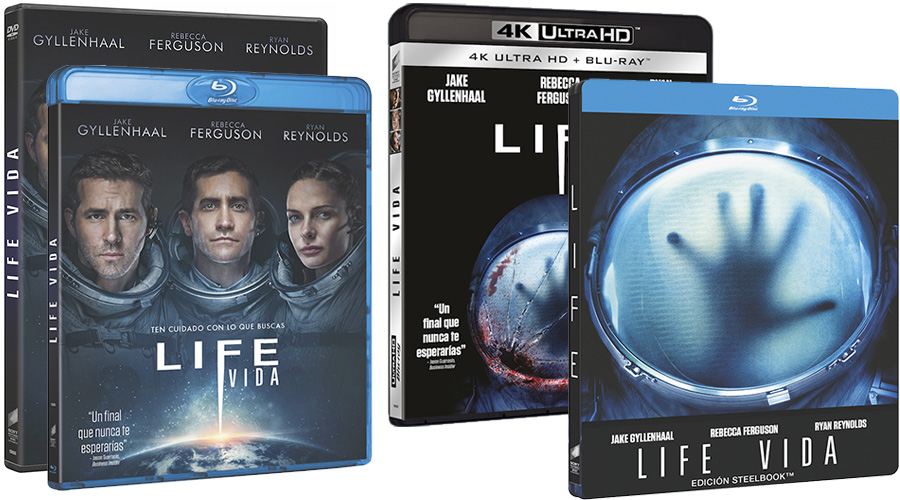 'Life (Vida)': Ya a la venta en DVD, Blu-ray, 4K UHD y edición metálica