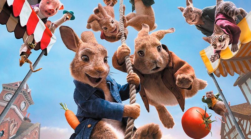 Nuevo póster de la película familiar 'Peter Rabbit 2: A la fuga'