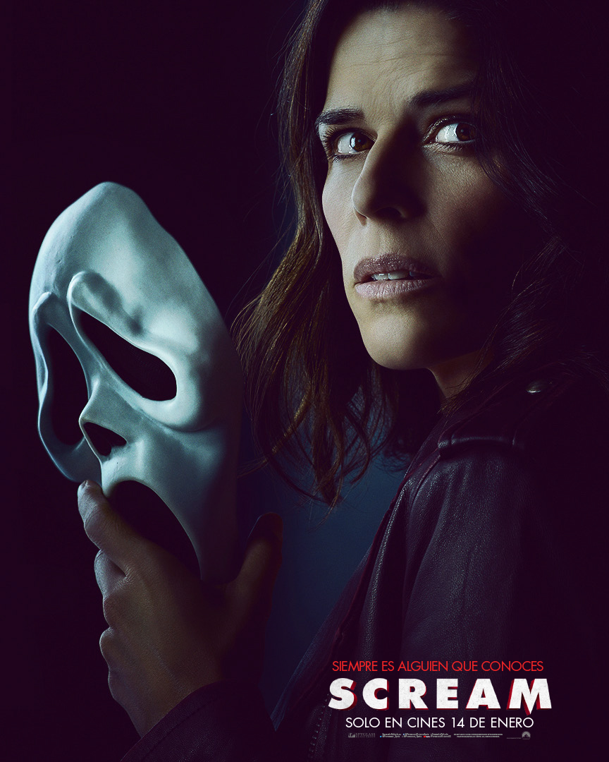 Póster final e individuales de personajes de Scream