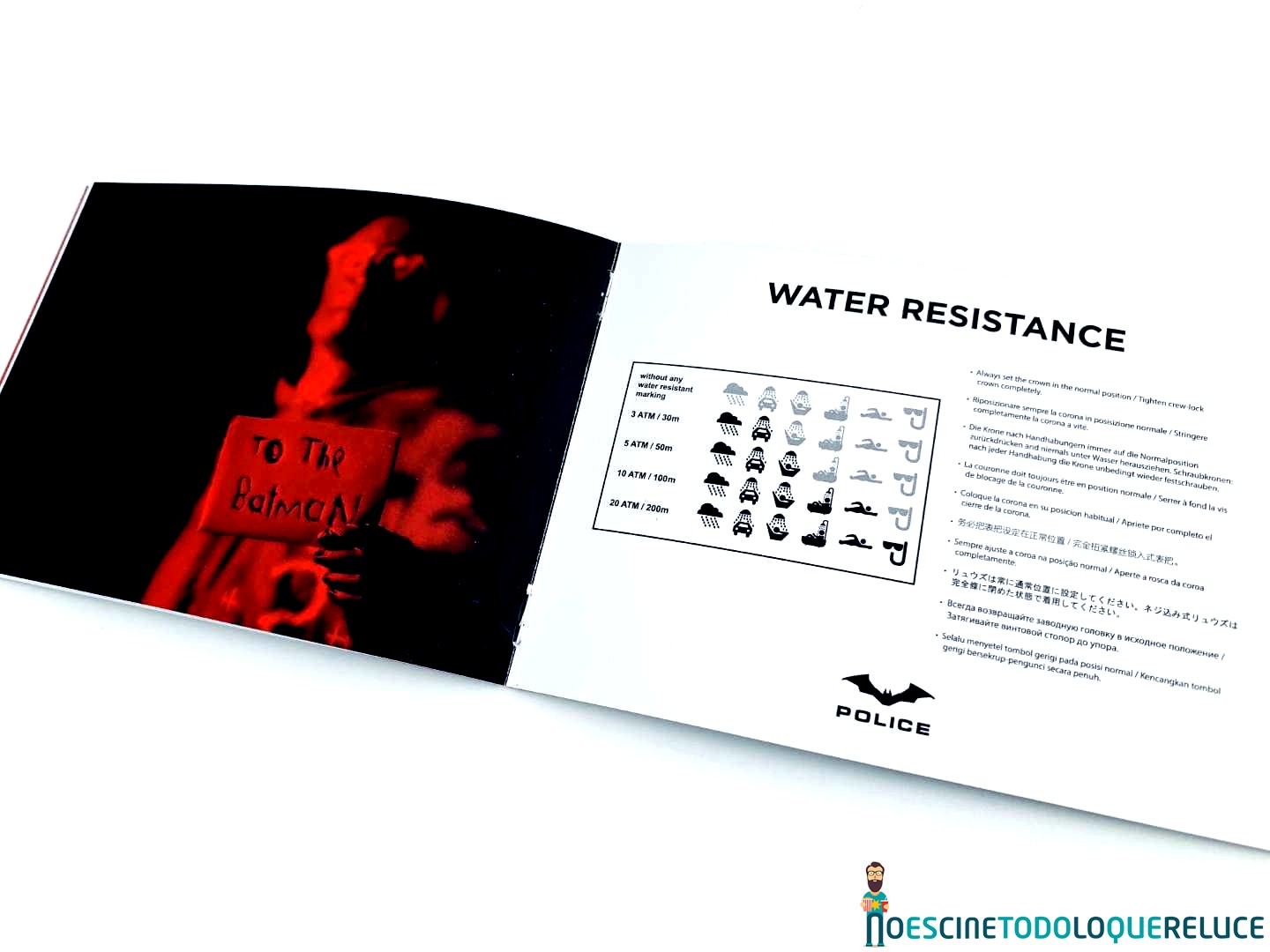 Unboxing del reloj Police x The Batman "Gotham City Edition"