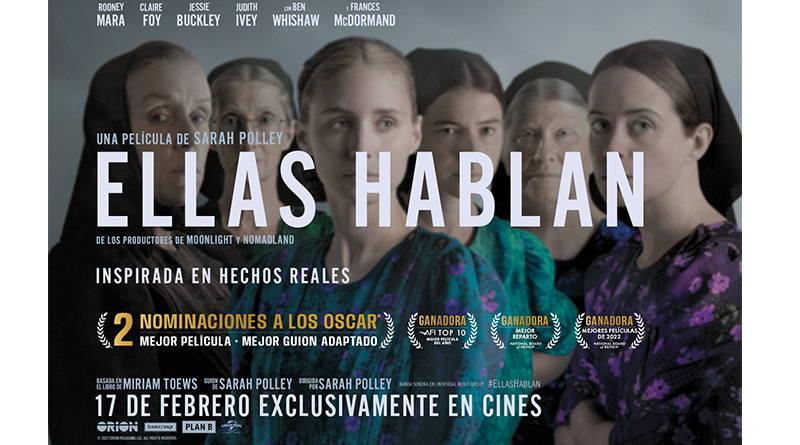 Ellas hablan, de Sarah Polley, sortea libros de Miriam Toews